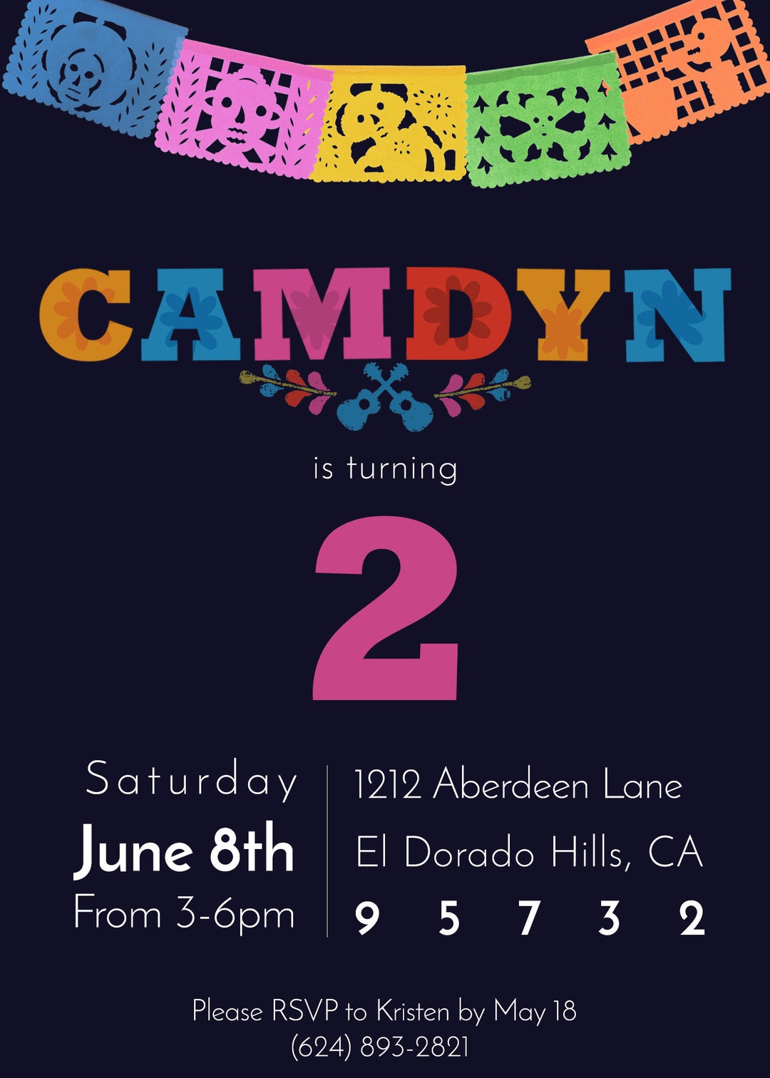 Coco Invitation, Coco Theme, Simple Coco Invitation, Coco Birthday ...