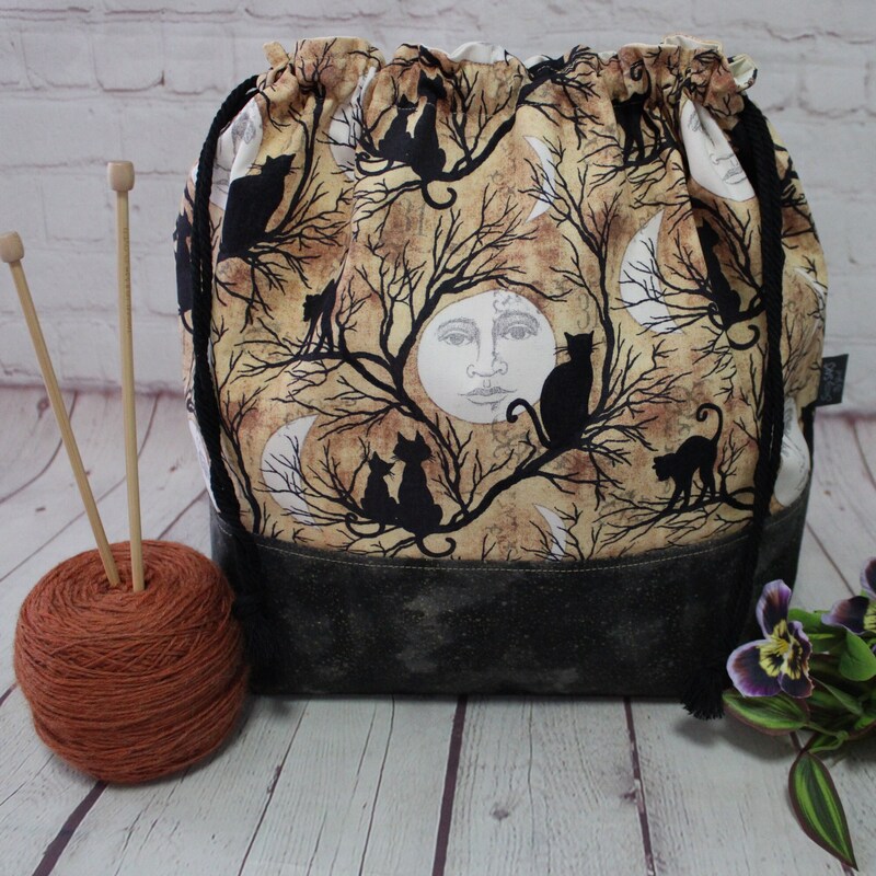 Crochet Project Bag - Etsy
