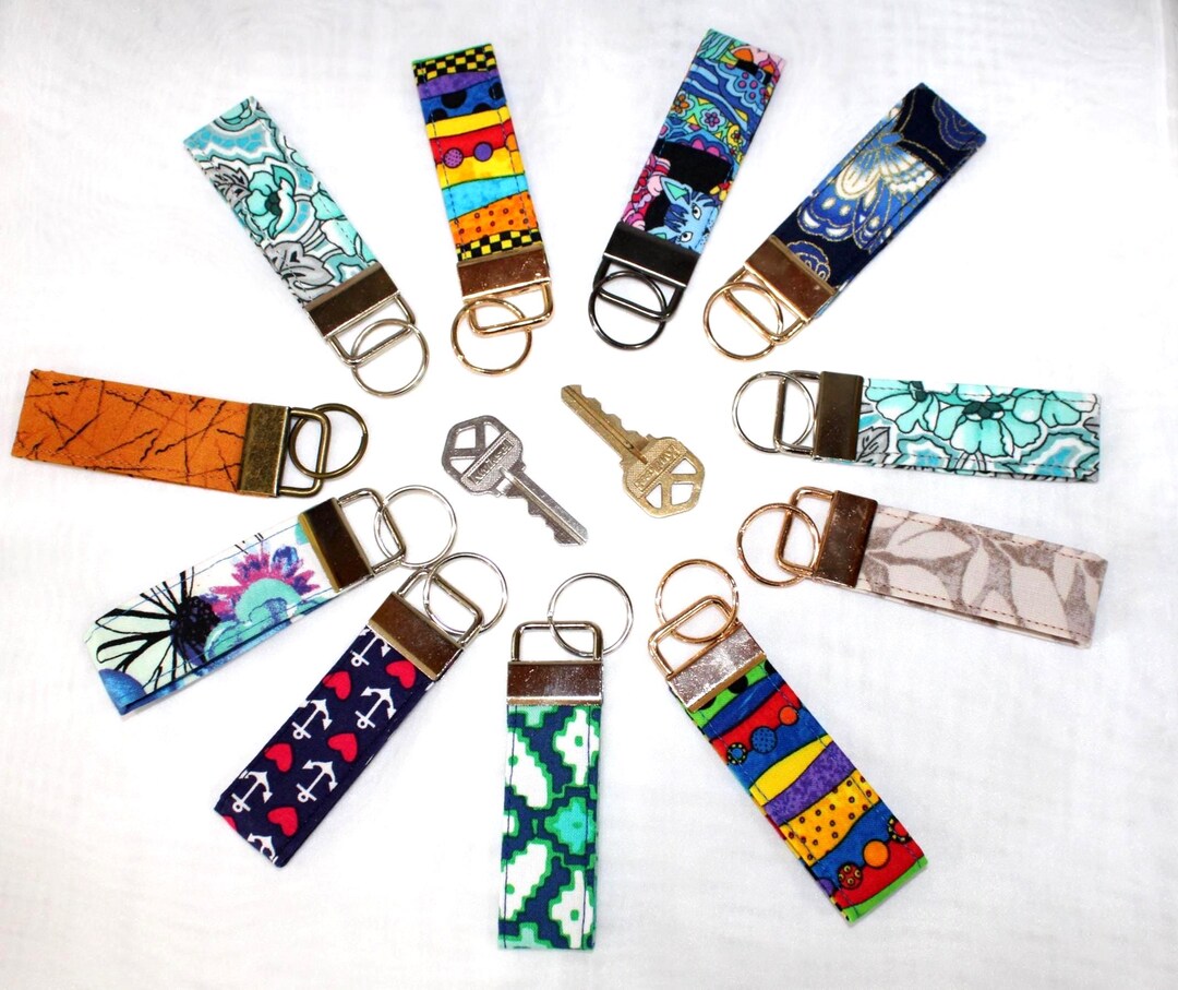 Mini Keychain Key Fobs Small Key Chain Gift for Teachers Friends and Co ...