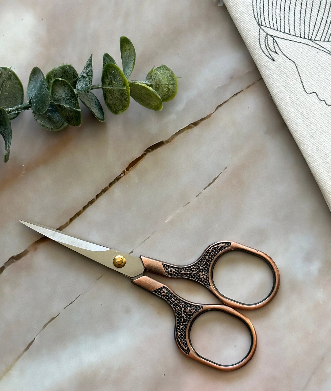 Small Embroidery Scissors 5" Vintage Style Scissors Small Craft ...