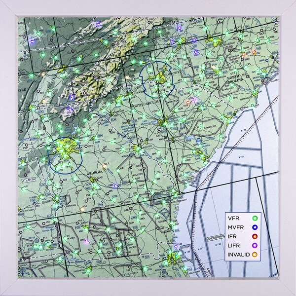 Led World Map - Etsy