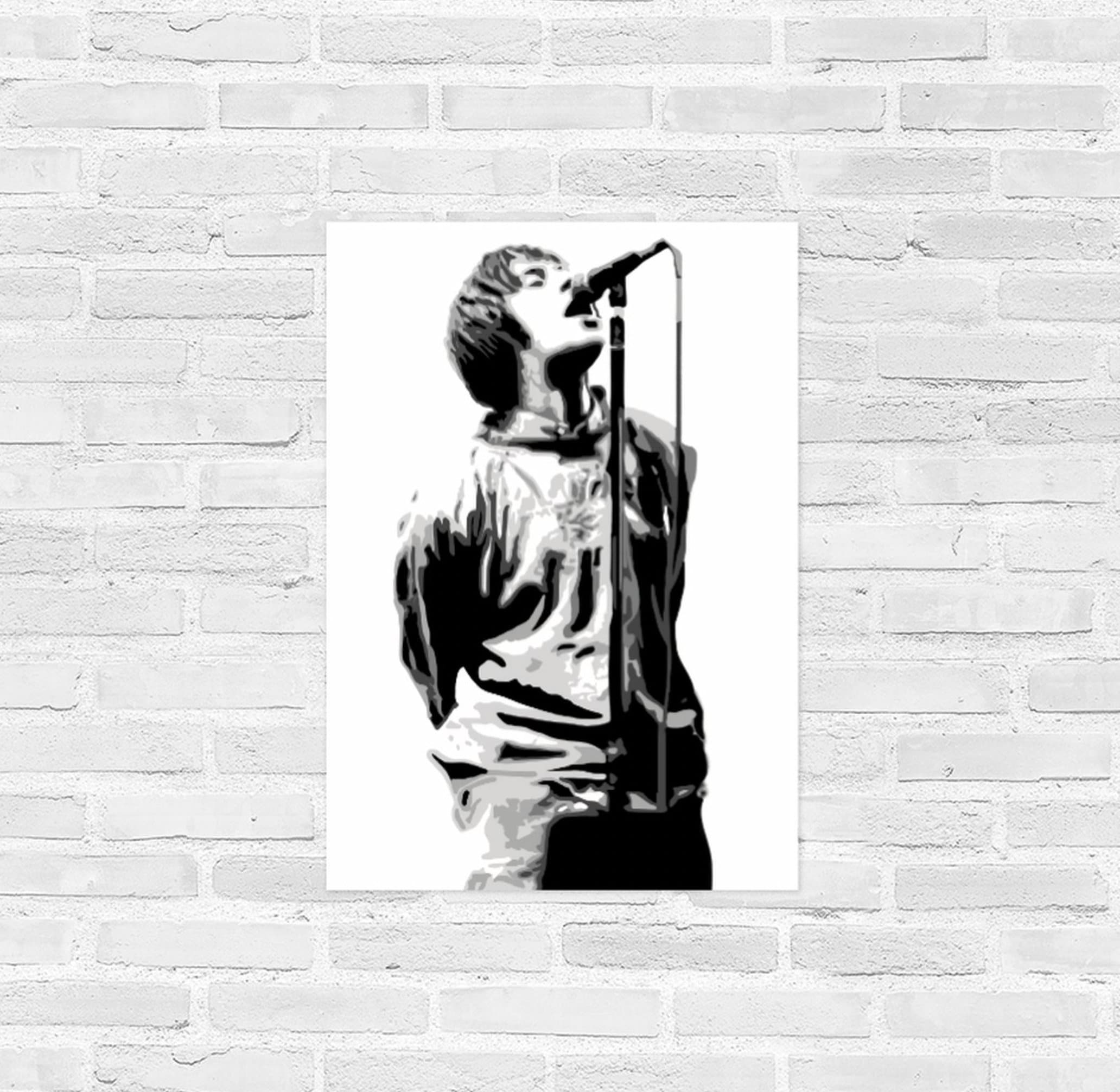 Liam Gallagher, Oasis. Iconic Original Art.instant Download. Printable ...