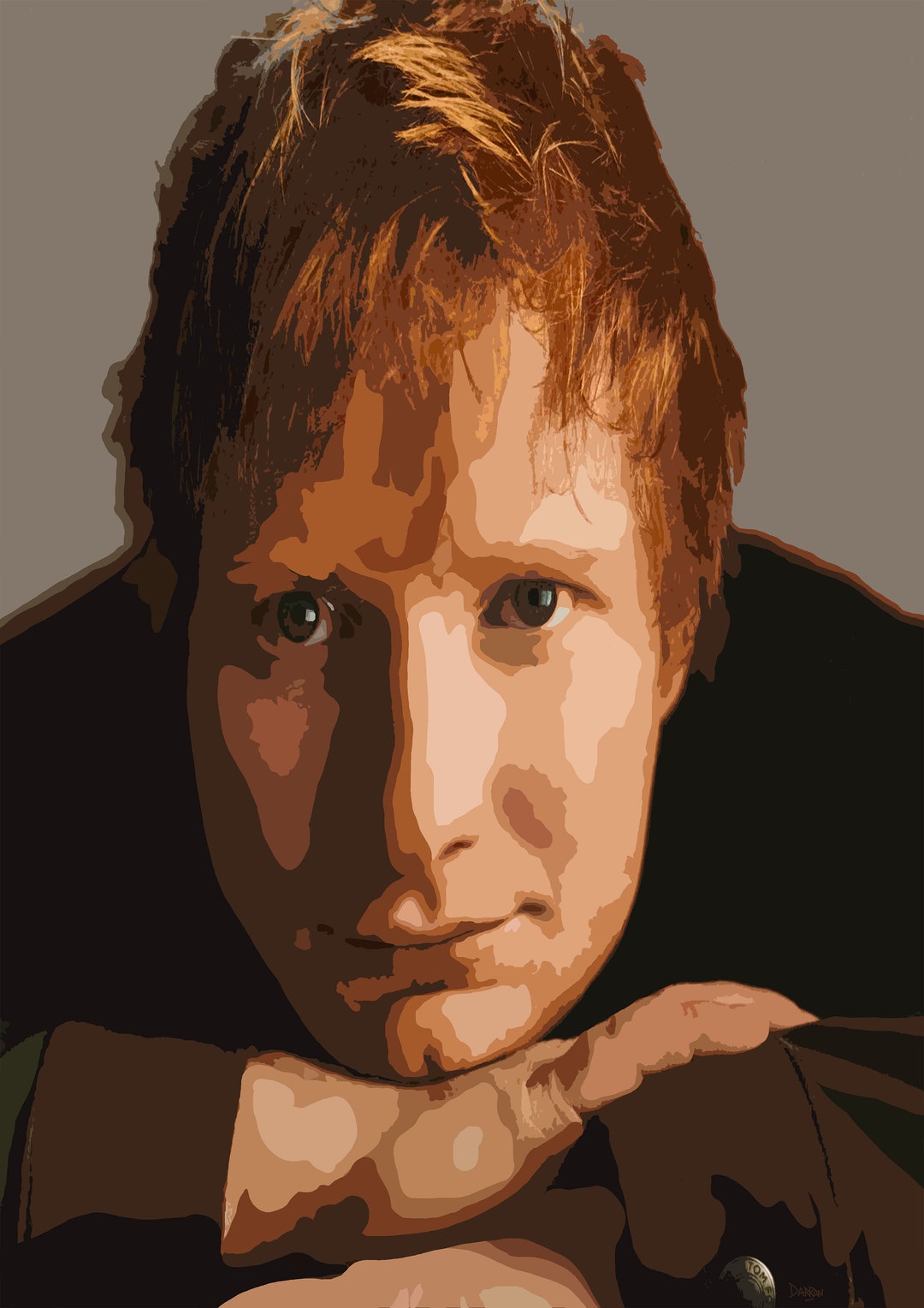 Ed Sheeran Unique Wall Art Print. Instant Digital Download in Sizes. A4 ...
