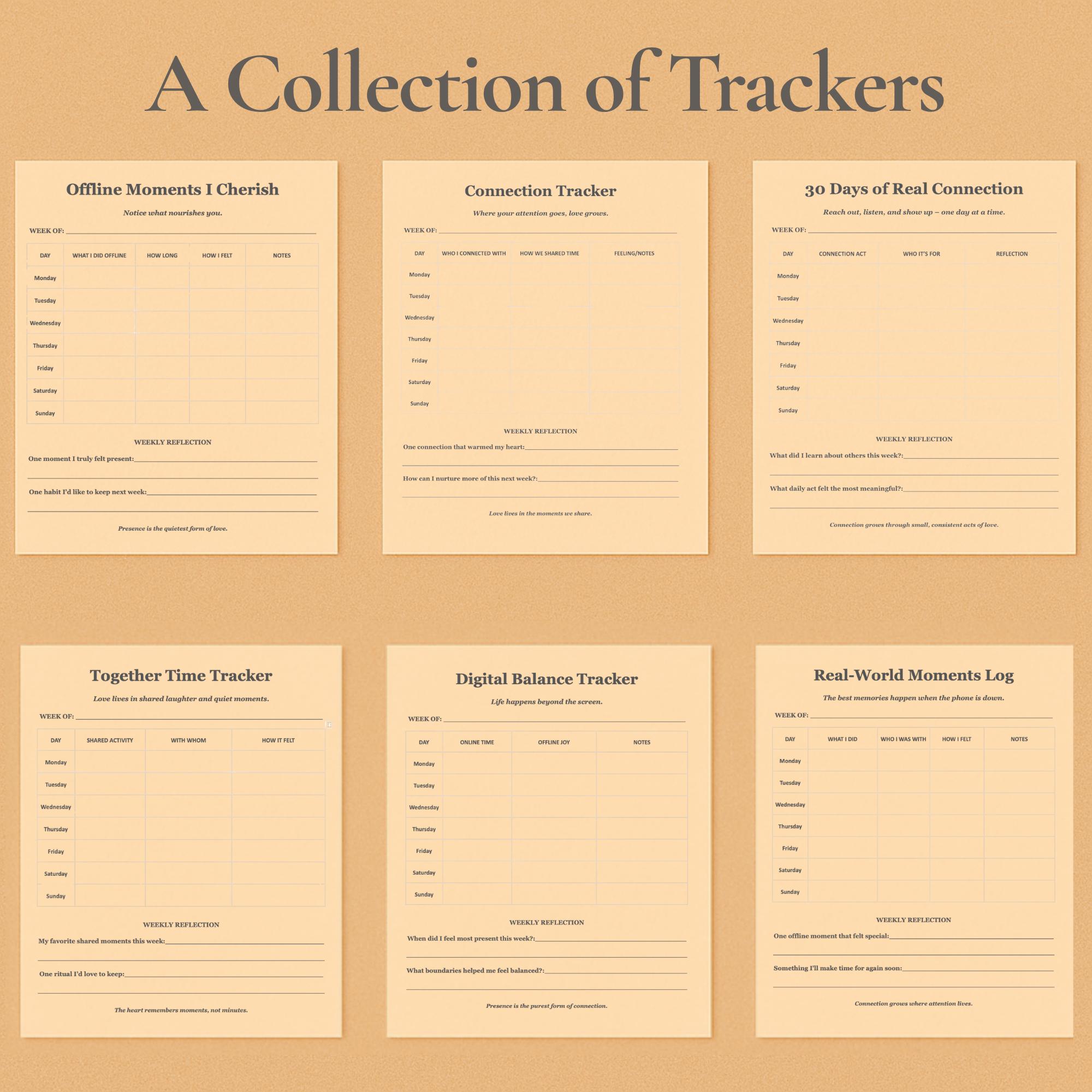 Printable Screen-time Reflection Log | Mindful Digital Detox Worksheet ...