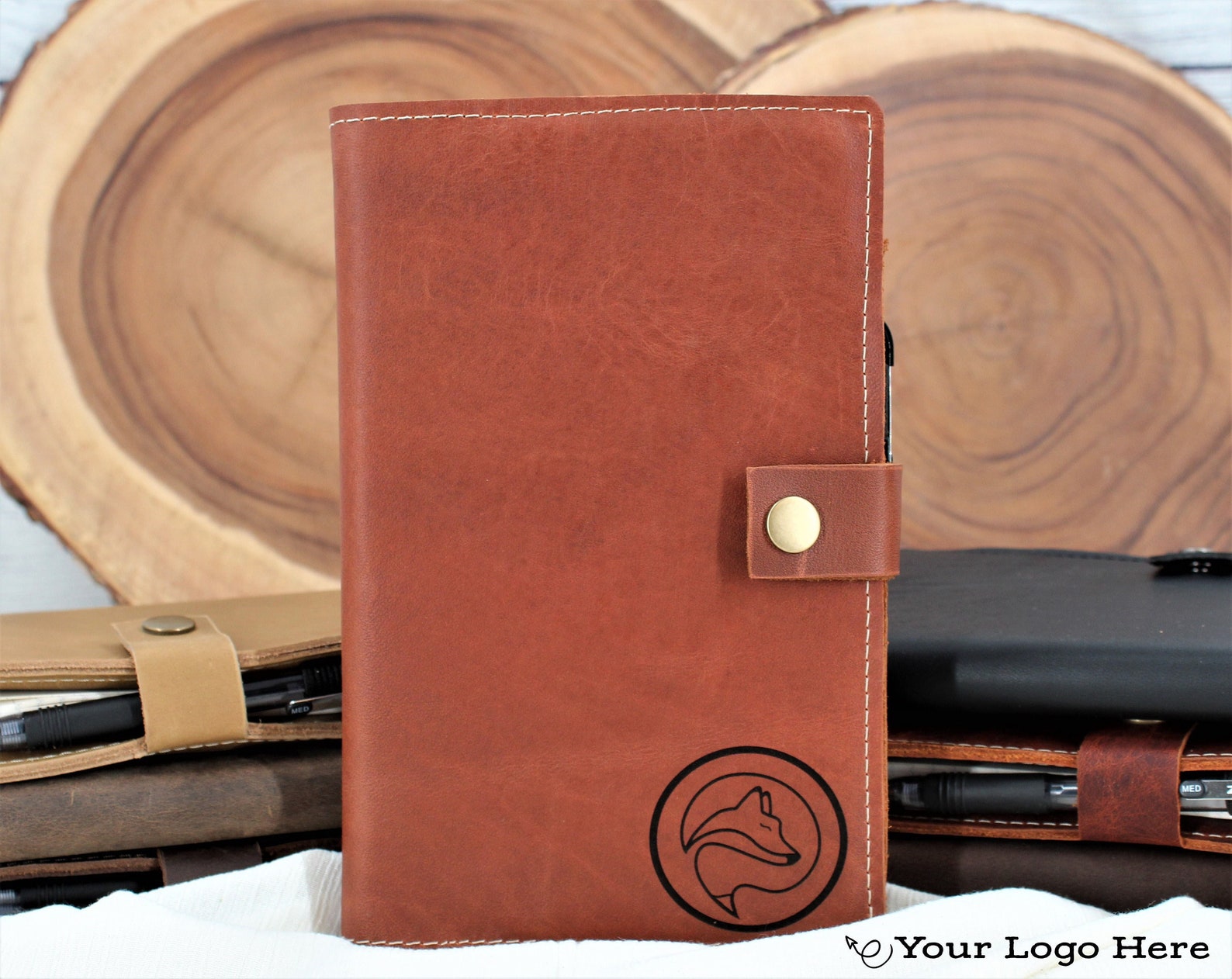 Personalized Leather Notebook Cover Moleskine Cover With Pen - Etsy