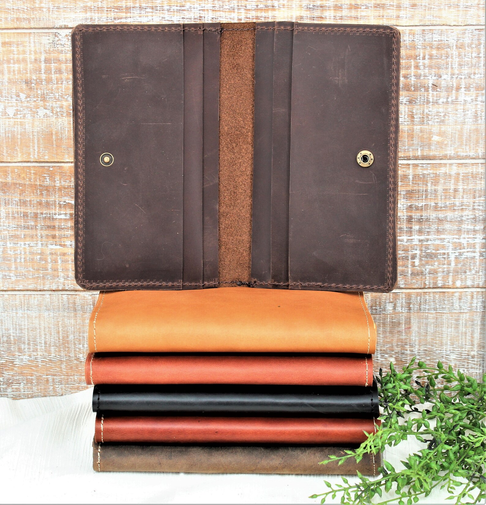 Leather Cash Envelope Wallet Budget System Cash Organizer - Etsy