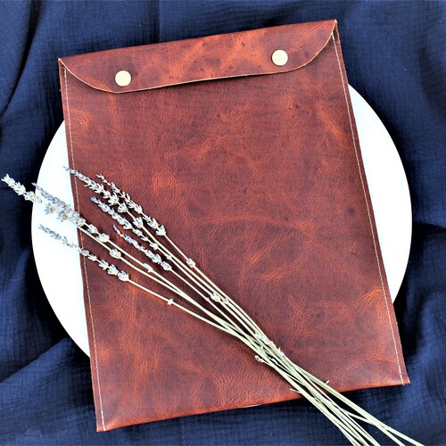 Personalized Vintage Leather Document Holder Case Folder A4 / - Etsy Canada