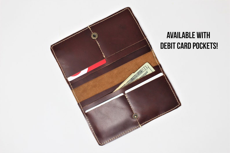 Leather Cash Envelope Wallet Budget System Cash Organizer | Etsy