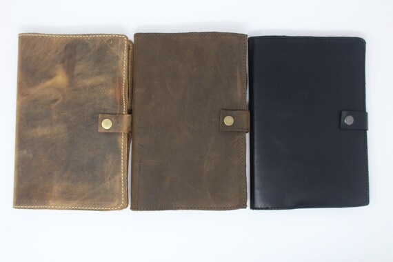 Personalized Leather Notebook Cover Moleskine Cover with Pen | Etsy