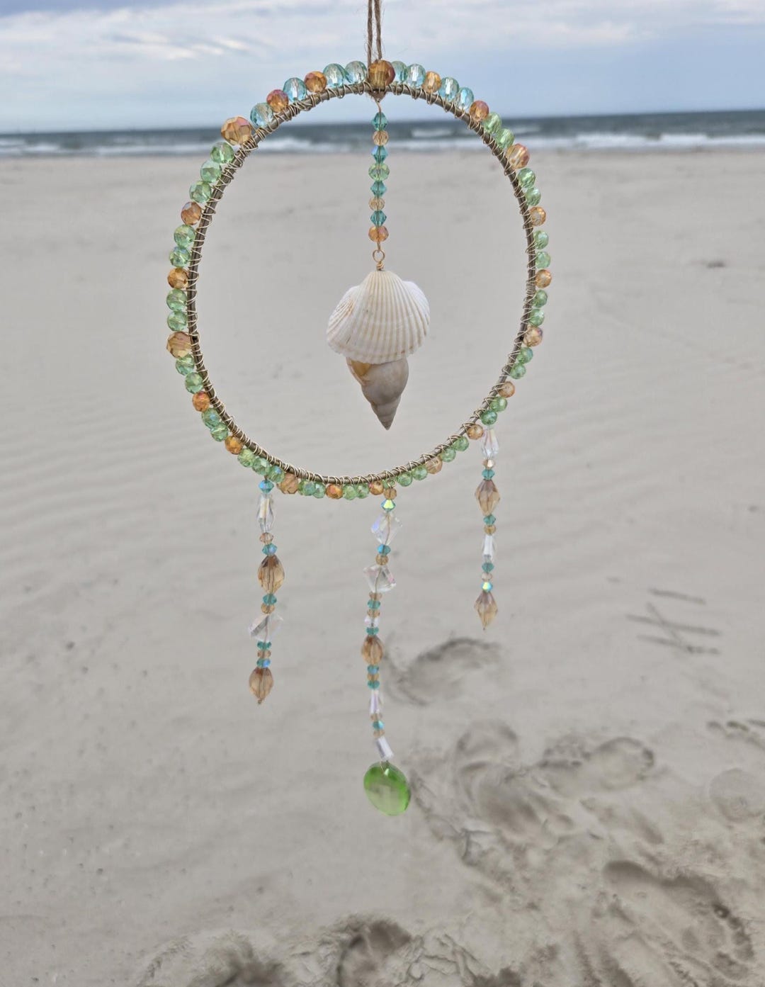 Seashell Sun/light Catcher - Etsy