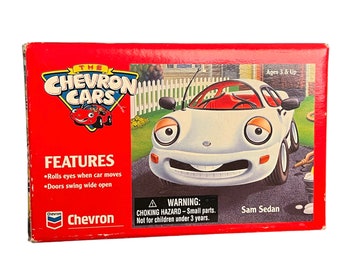 Vintage 1996 Chevron Car Sam Sedan No.1 Cute Animated Promotional Toy ...