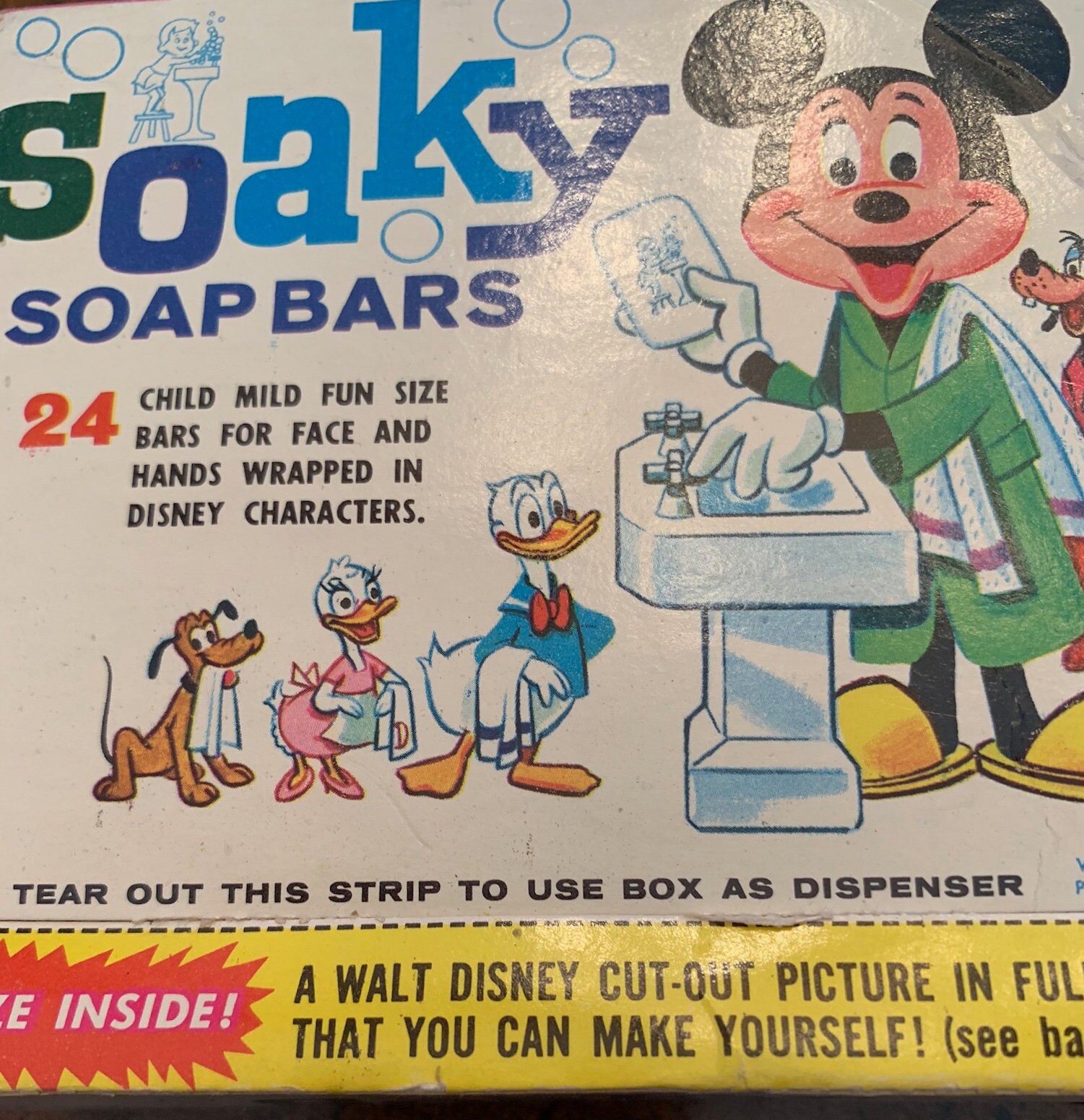 Walt Disney Soaky Soap Bars/vintage - Etsy