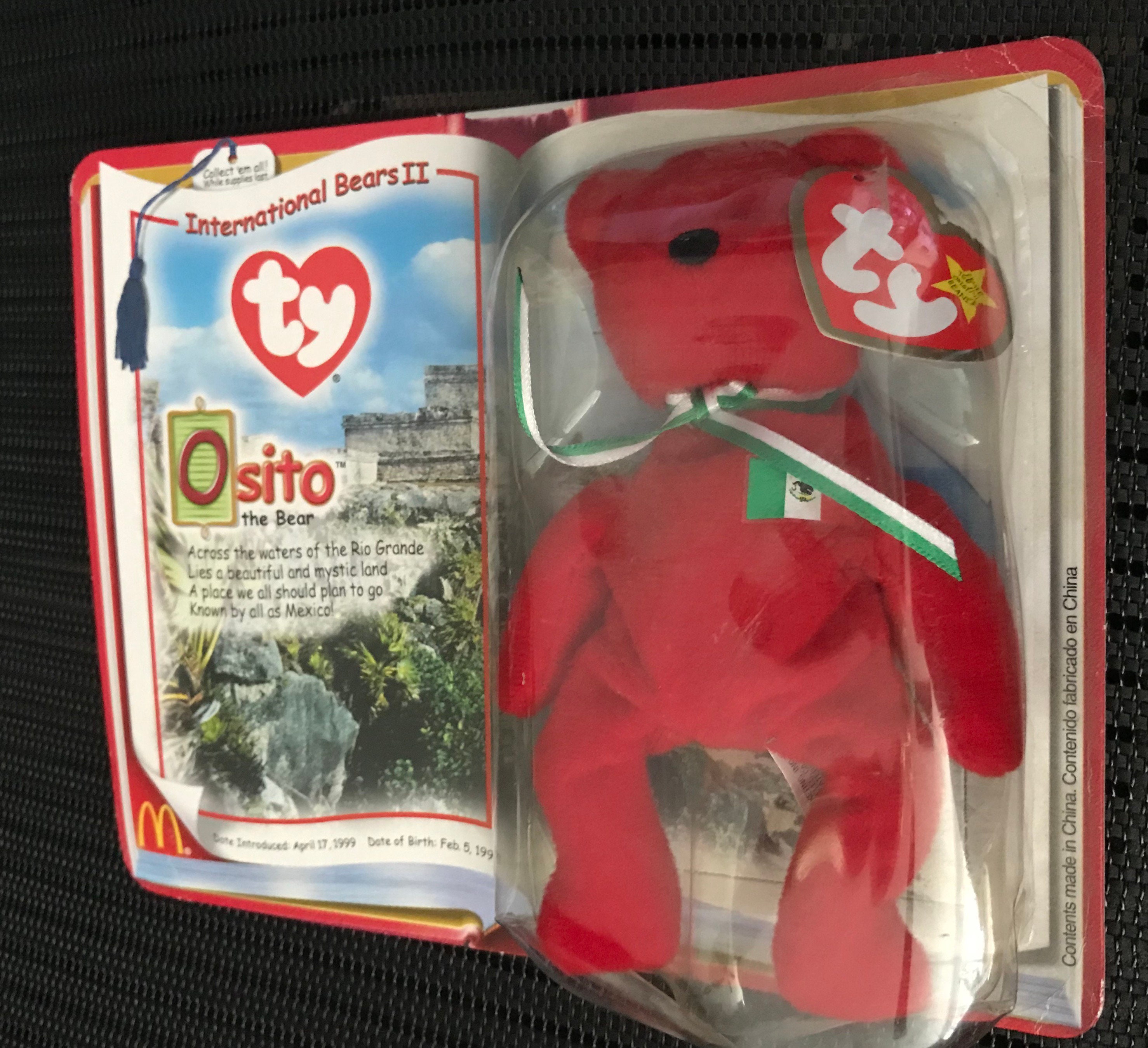 Ty Beanie Baby Osito the Bear - Etsy