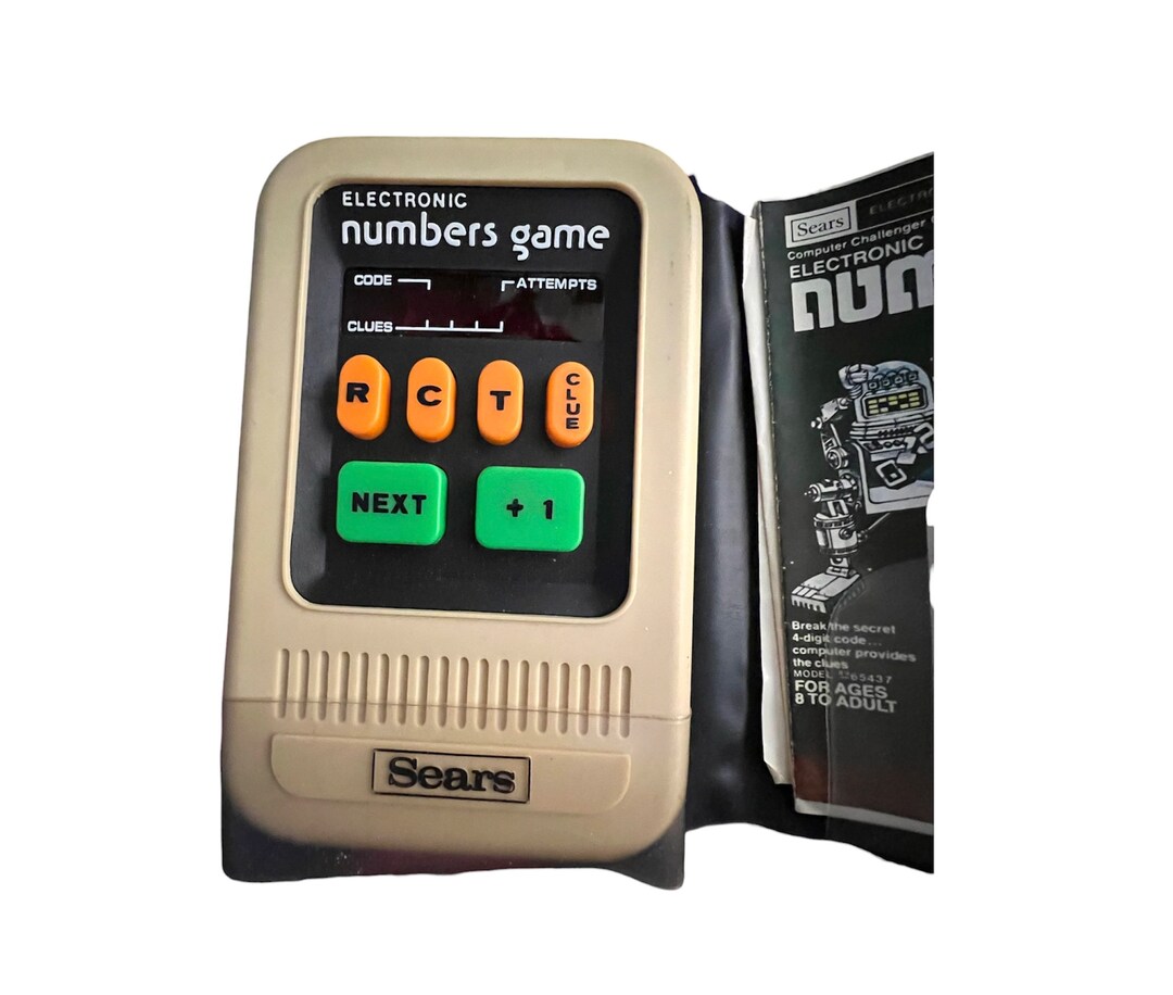 Sears Numbers Game - Etsy