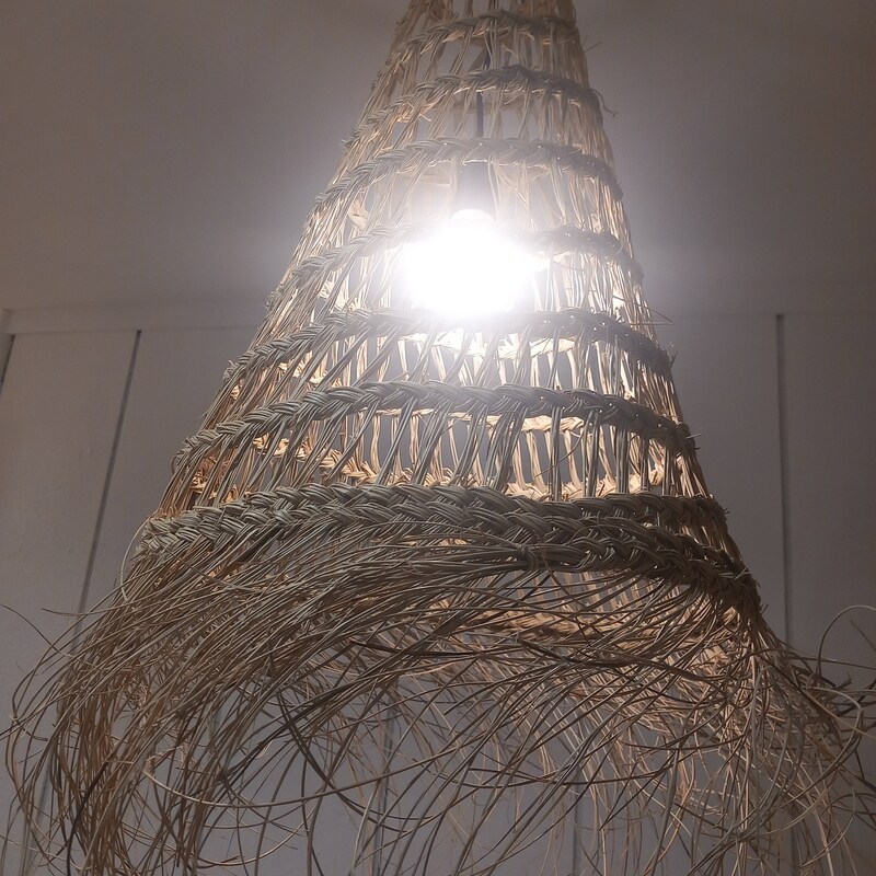 Straw Lampshade - Etsy