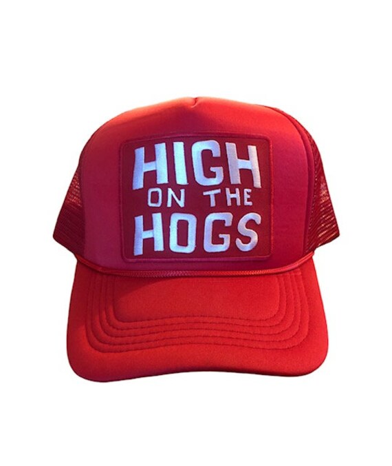 High on the Hogs Trucker Hat - Etsy