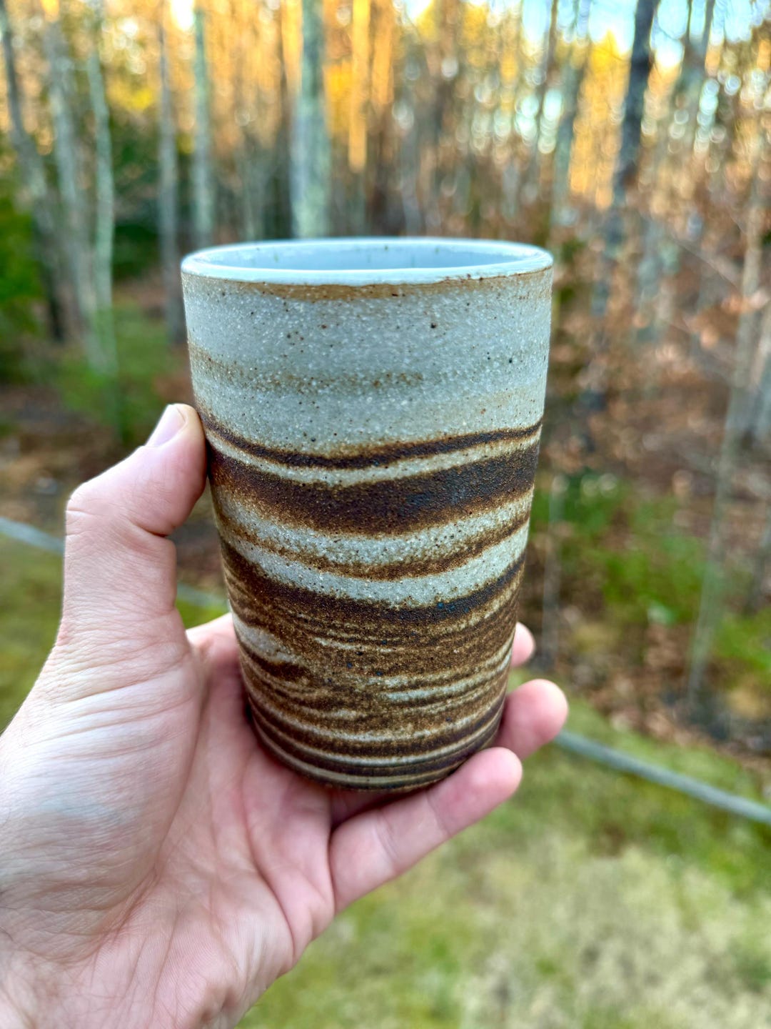 Marbled Pottery Cup (SKU: H325) - Etsy