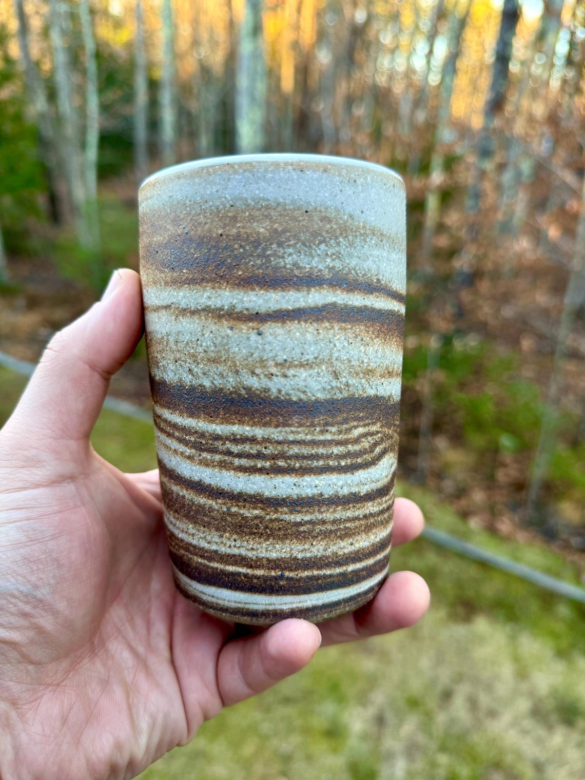 Marbled Pottery Cup (SKU: H325) - Etsy