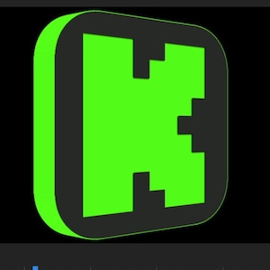 3D Spinning Kick Logo - Etsy