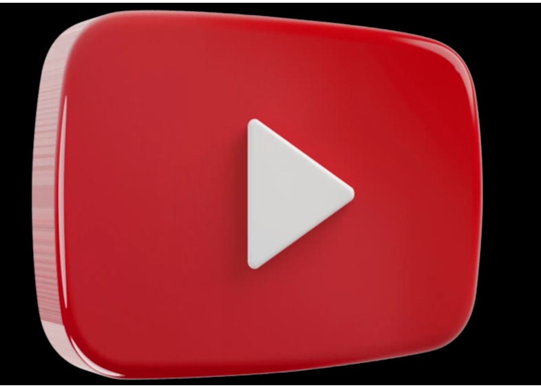 3D Spinning Youtube Logo - Etsy