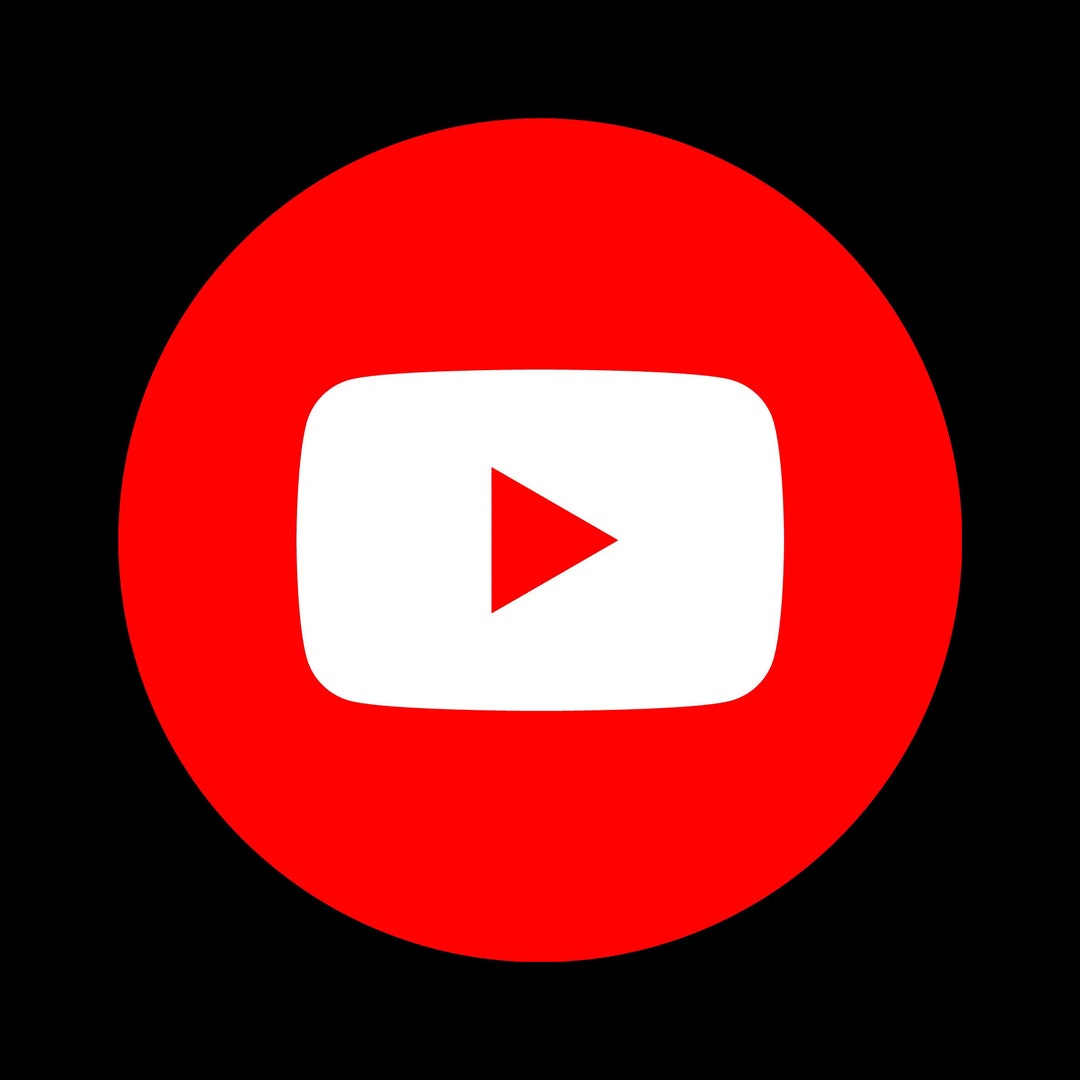 3D Spinning Youtube Logo - Etsy