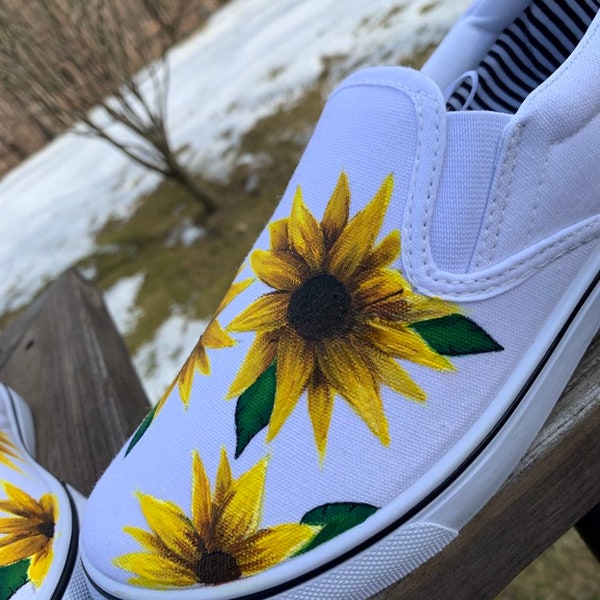 Sunflower Shoes - Etsy