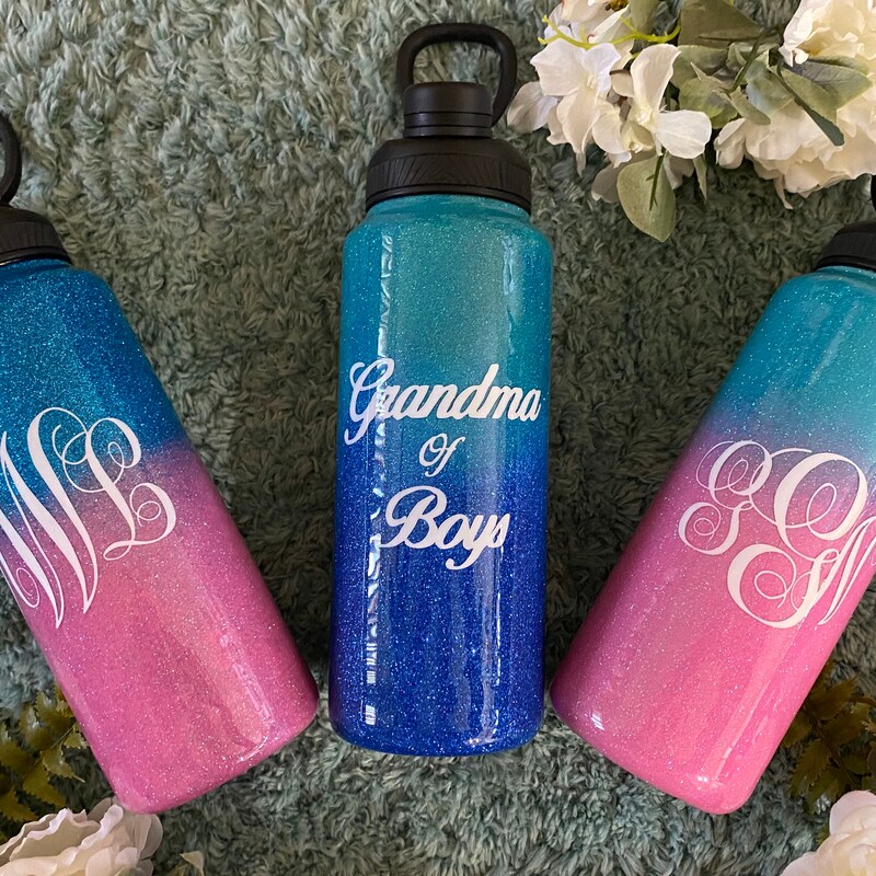 Glitter Water Bottle - Etsy