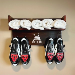 Peloton Inspired Home Cycling Station Shoe Rack Exercise - Etsy
