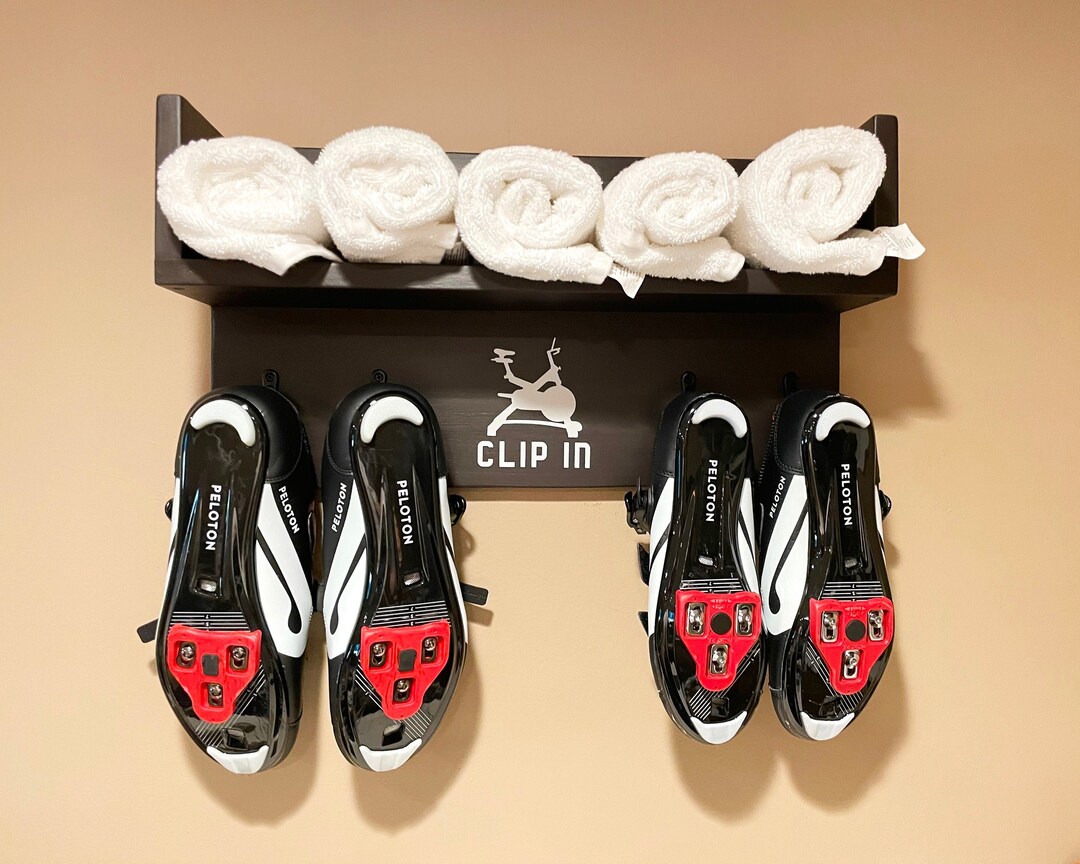 Peloton Inspired Home Cycling Station Shoe Rack Exercise - Etsy