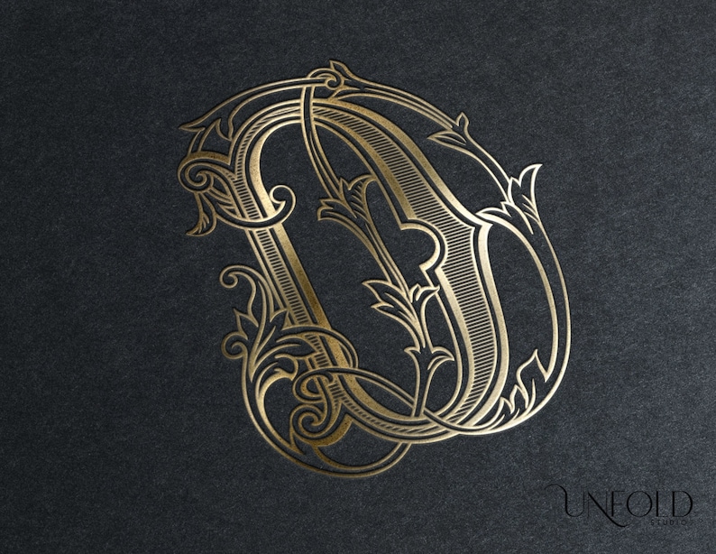 D & D Name Initials, Classic Monograms, Wedding Monogram, Two Letter D ...