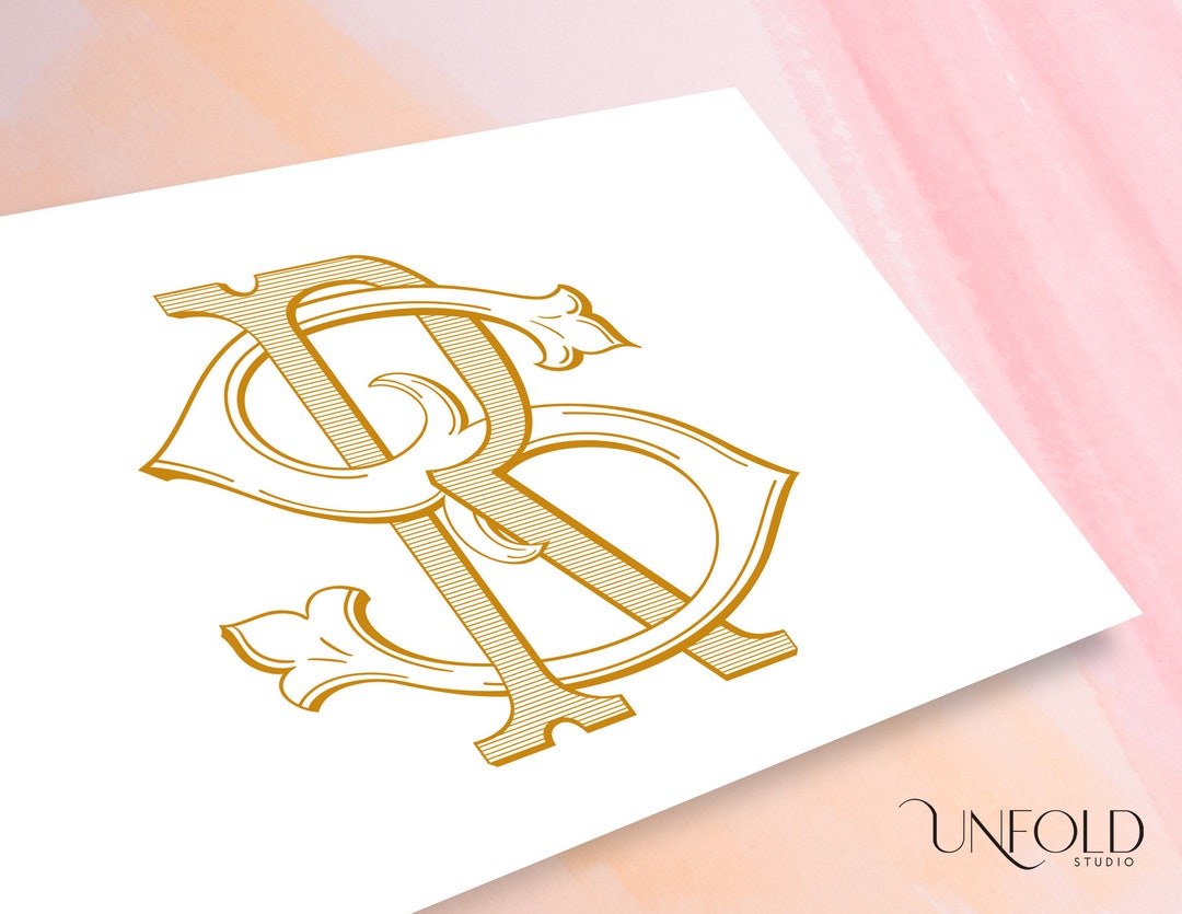 RS 0r SR Name Initials, Classic Monograms, Wedding Monogram, Duogram ...