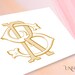 M Single Monogram Initial Name Initials, With Elaborate Border, Wedding ...