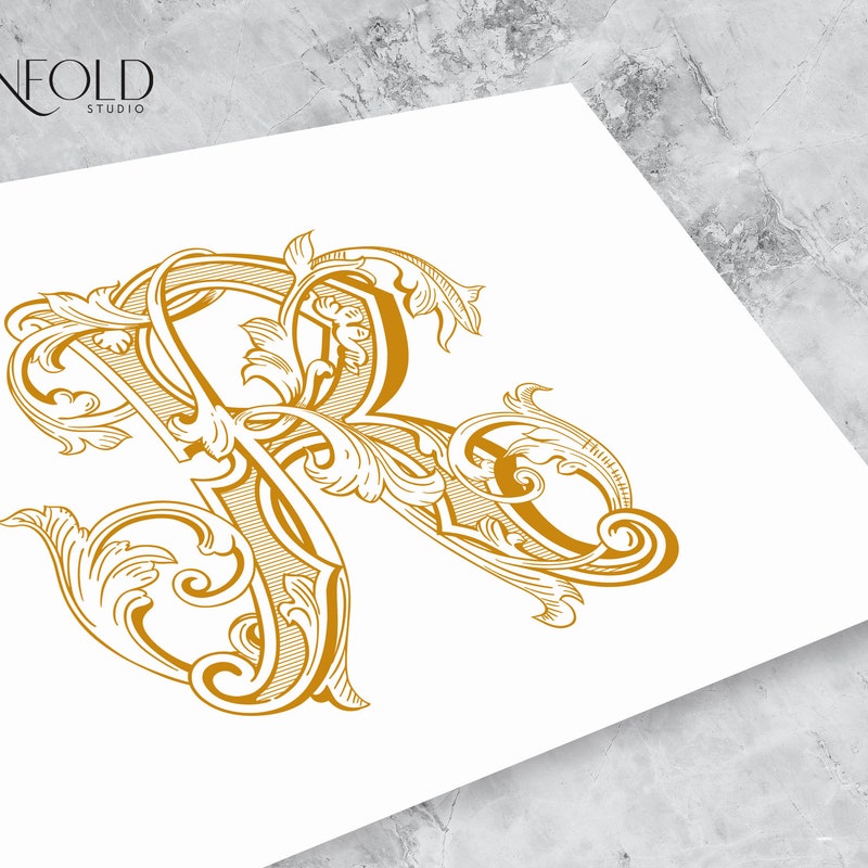 Kr Monogram - Etsy