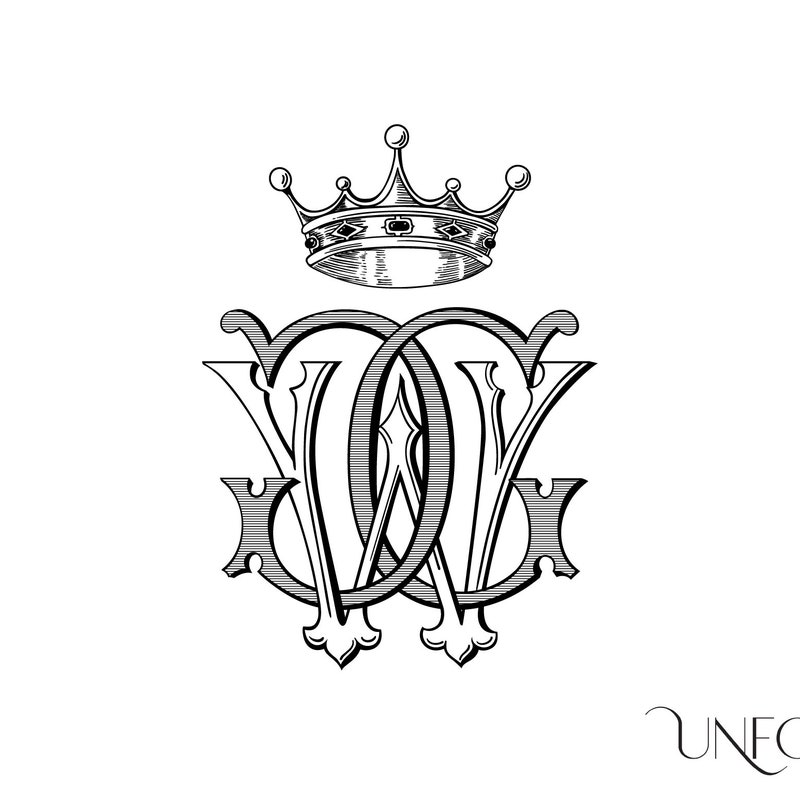 Monogram Crown - Etsy