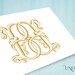 B and B Name Initials, Mirrored Monogram Initials for Couples or First ...