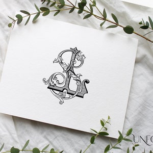 SL or LS Name Initials, Classic Monograms, Wedding Monogram, Duogram ...