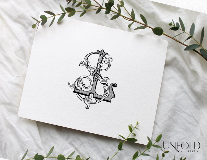 SL or LS Name Initials, Classic Monograms, Wedding Monogram, Duogram ...