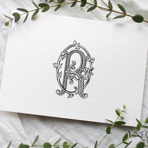 O and R Interlocking Monograms, Wedding Monogram, Digital Download ...