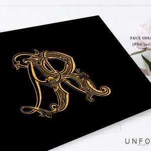 Name Initials, Vintage Monograms, Wedding Monogram, Duogram, Digital ...