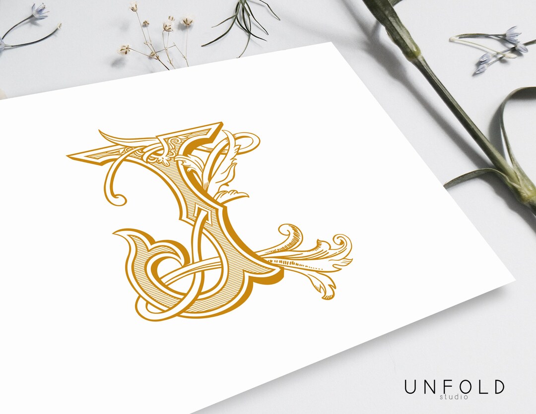 Digital Vintage Monograms, Wedding Monogram, Duogram, Digital, Instant ...