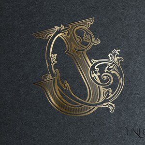 Name Initials, Vintage Monograms, Wedding Monogram, Duogram, Digital ...