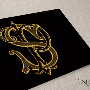PS or SP Name Initials, Classic Monograms, Wedding Monogram, Duogram ...