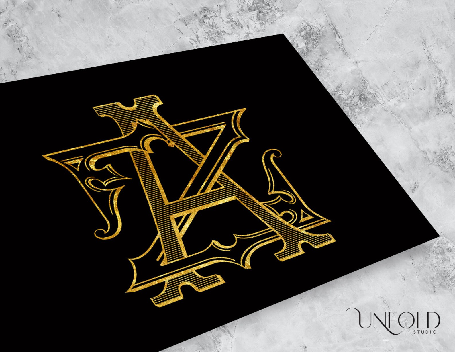 AZ or ZA Name Initials, Classic Monograms, Wedding Monogram, Duogram ...