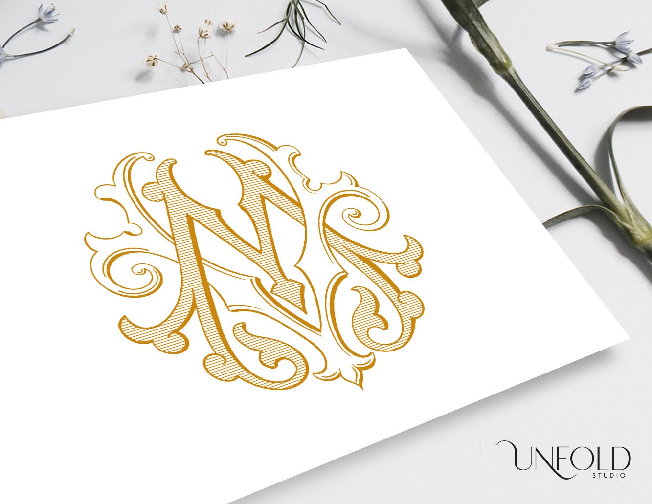 M & V Name Initials, Classic Monograms, Wedding Monogram, Duogram ...