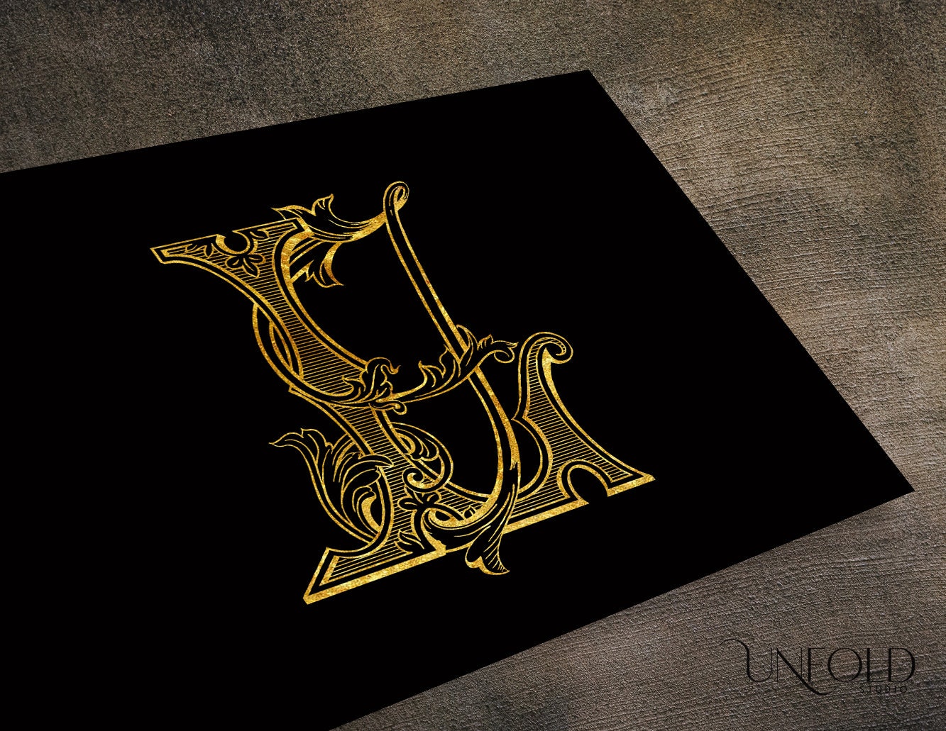 L & J Vintage Monograms Wedding Monogram Digital Download - Etsy