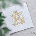 AZ or ZA Name Initials, Classic Monograms, Wedding Monogram, Duogram ...