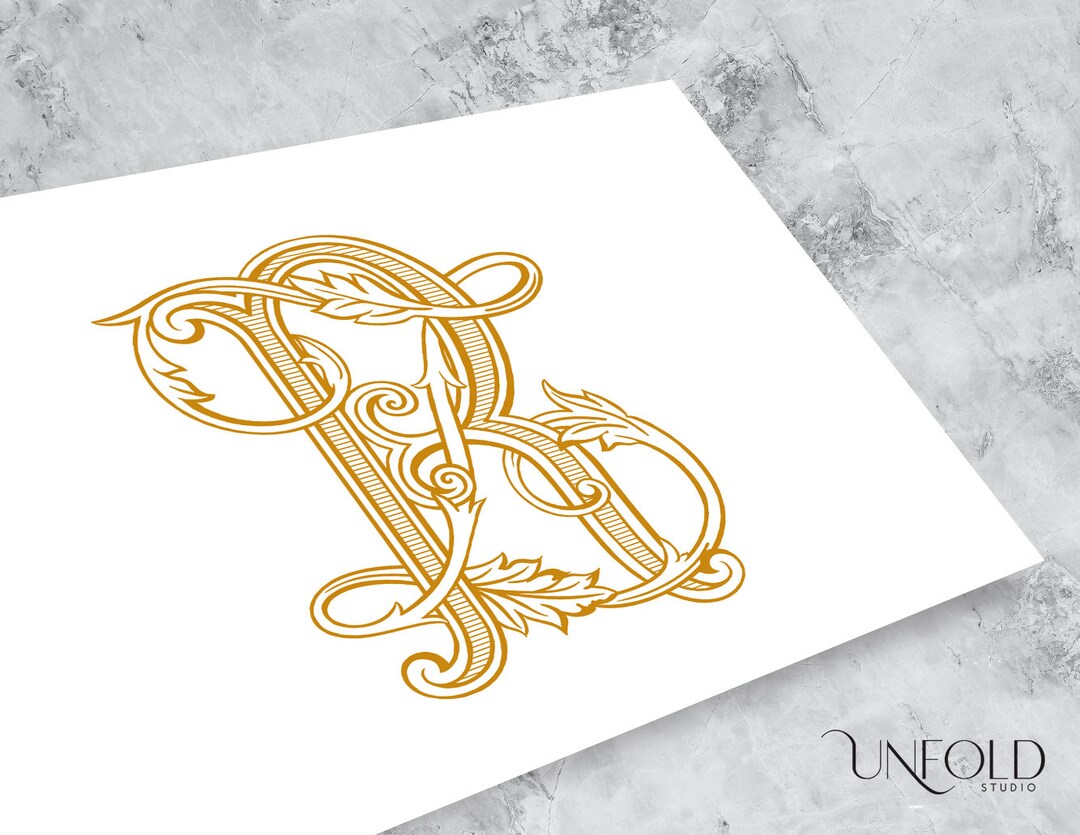 Z & R Vintage Monograms, Wedding Monogram, Digital Download, Interwoven ...