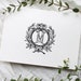 M Single Monogram Initial Name Initials, With Elaborate Border, Wedding ...