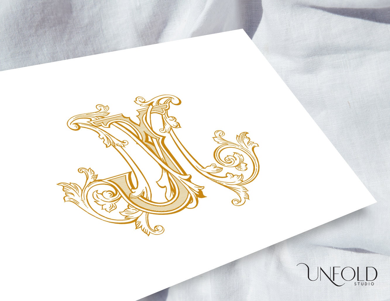 M & J Vintage Monograms, Wedding Monogram, Digital Download, Interwoven ...