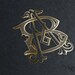 A and B Monogram Initials, Classic Monograms, Two Initial Wedding ...
